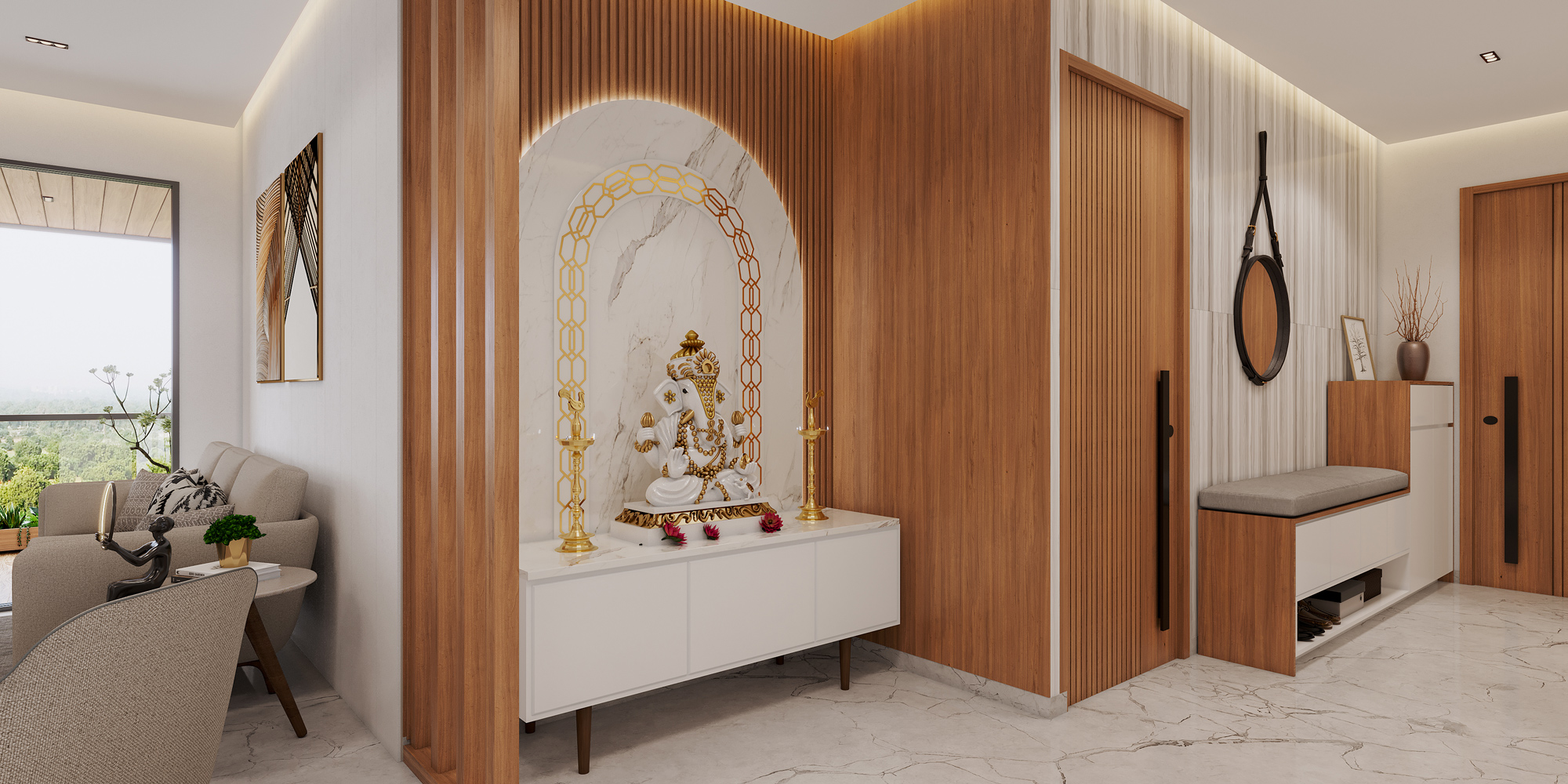 Luxurious 4 BHK Garden View Apartments in Udaipur at Mandot Prime